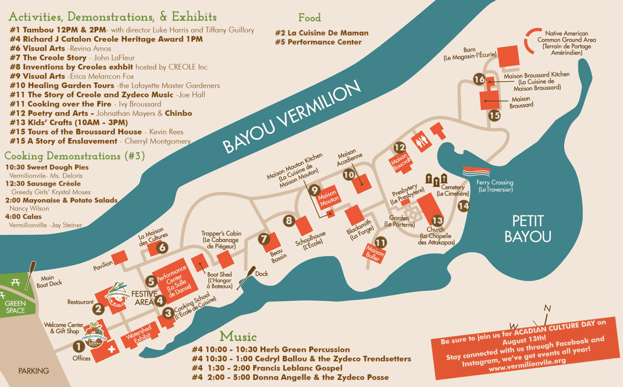 Créole Culture Day (With Schedule & Map) | Vermilionville